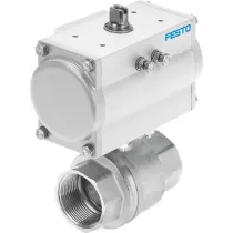 Шаровой кран с приводом Festo VZPR-BPD-22-R12 Ру40 Ду15 (PN40 DN15 ...