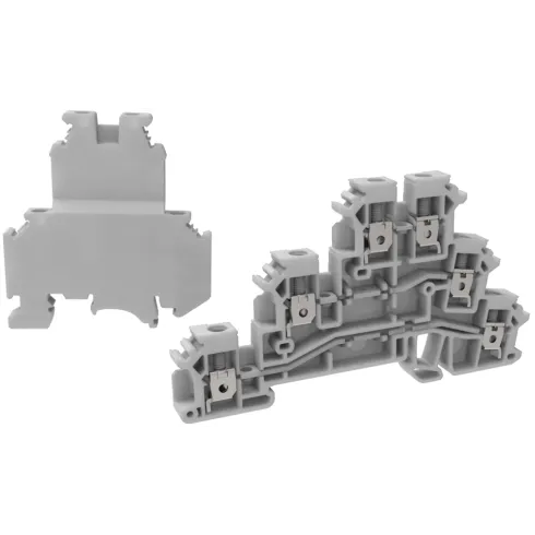 Клемма винтовая многоуровневая MEYERTEC MTU-TR2.5 (комплект 10 шт) купить в интернет-магазине по ...