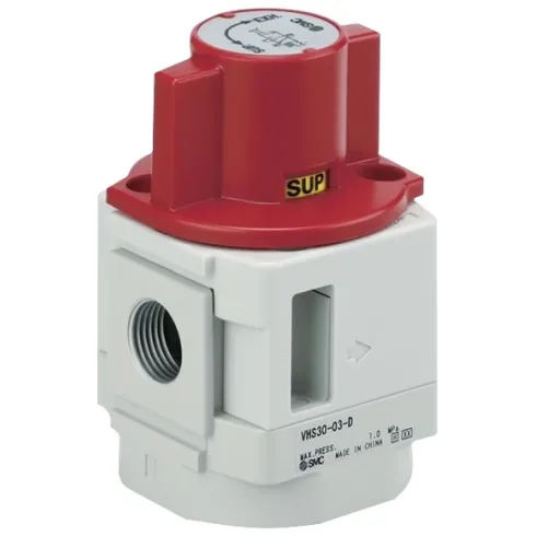 3-линейный ручной запорный клапан с отверстиями для блокировки SMC VHS20-F02-M-D купить в ...