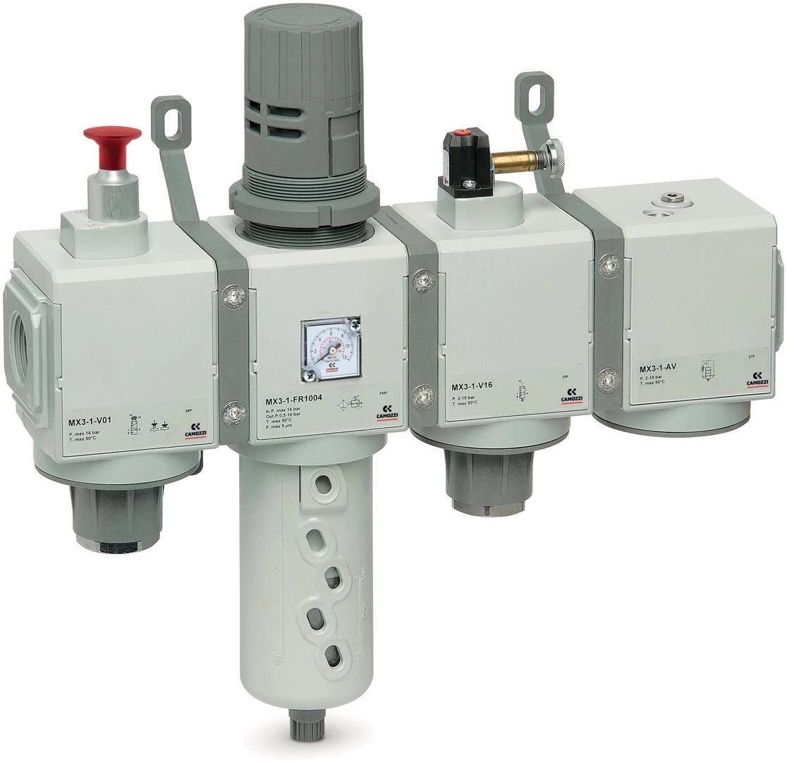 Блок подготовки воздуха Camozzi MX2-1/2-000007 купить в интернет ...
