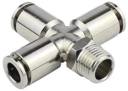 Фитинг цанговый крестообразный E.MC EMZT-08-02G купить в интернет ...